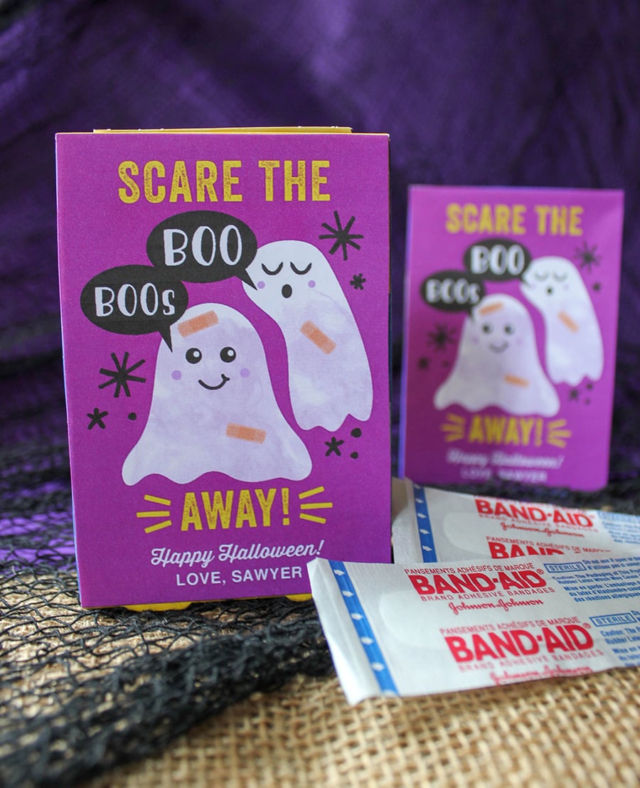 Scare The Boo Boos Away: Band-Aid Halloween Gift Idea - Just Add Confetti