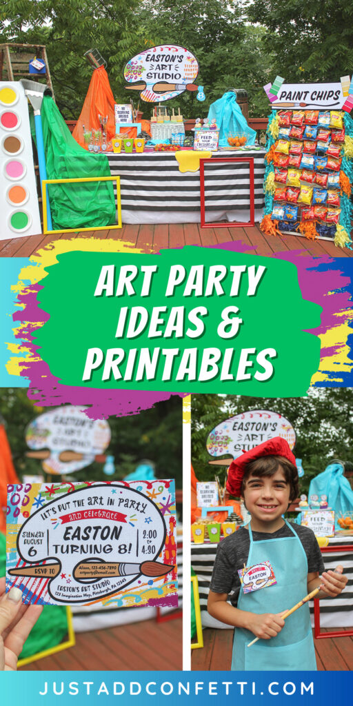 Art Party Birthday Party - Just Add Confetti